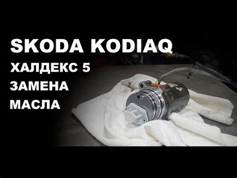 Шкода кодиак замена масла в муфте халдекс пятого поколения. Skoda ...