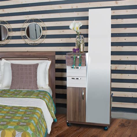 Buy Akron Crystal Brown Tall Dresser With Mirror From Home Centre At