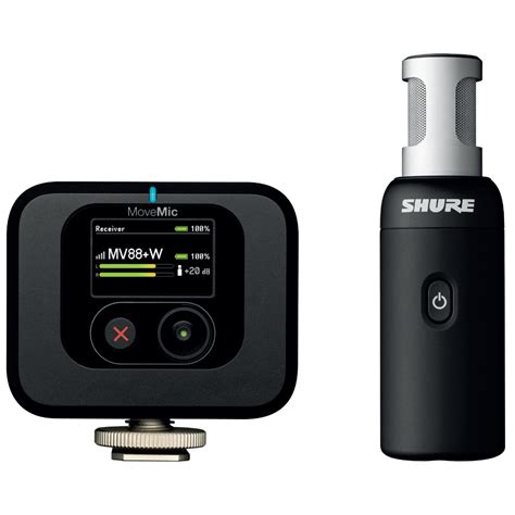 Shure Mv88w Kit Z7 Wireless Stereo Mic Camera Receiver