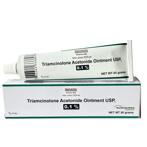Triamcinolone Acetonide 01 Topical Ointment 80 Gram — Mountainside