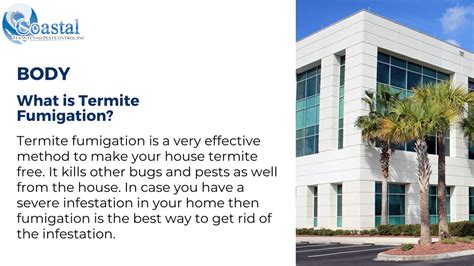 Ppt Why Homeowners Should Choose Fumigation Services To Get Rid Of Termites Powerpoint