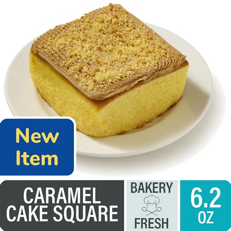 Bakery Fresh Caramel Cake With Buttercreme Icing 62 Oz Serves 2