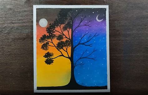 קרב יום איך מציירים ציור של יום ולילה בעזרת גירים צבעוניים הידברות