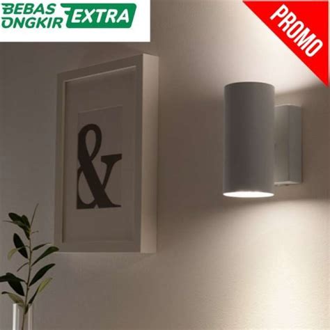 Promo Id Lampu Sorot Tembok Dinding Doble Sorot Atas Bawah Ukuran Cm Putih Diskon Di