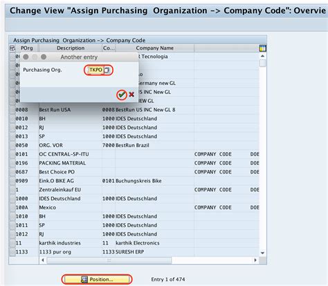 Sap Mm Assign Purchase Organization To Company Code