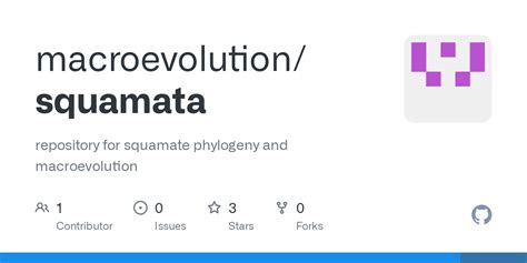 Github Macroevolutionsquamata Repository For Squamate Phylogeny And