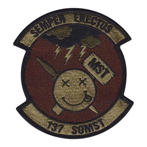 137 Somst Semper Erectus Ocp Patch 137th Special Operations Mission