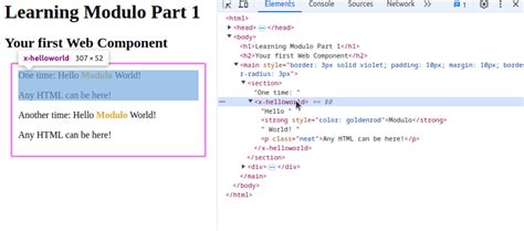 Writing your first web component (Learn Modulo.js - Part f-JS Tutorial-php.cn