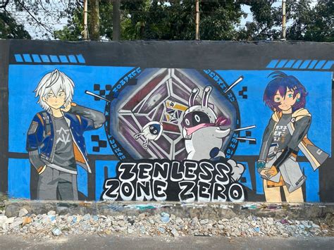 Karya Seniman Lokal Inilah Graffiti Zenless Zone Zero Di 19 Kota Indonesia • Jagat Play
