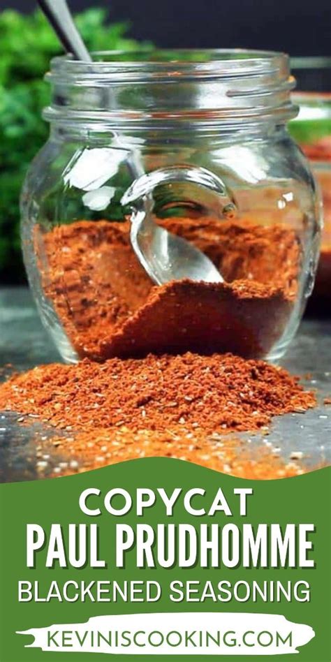 Copycat Paul Prudhomme Blackened Seasoning Spice Blends Recipes