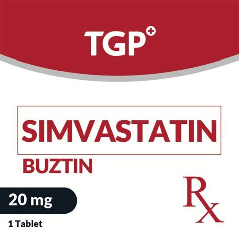 Rx Buztin Simvastatin Tab 20mg Lazada Ph