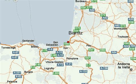 Biarritz France Map City