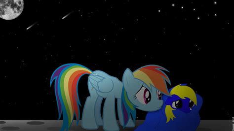 Rainbow Dash Comforting Filly Bronydanceparty By Photomix3r On Deviantart
