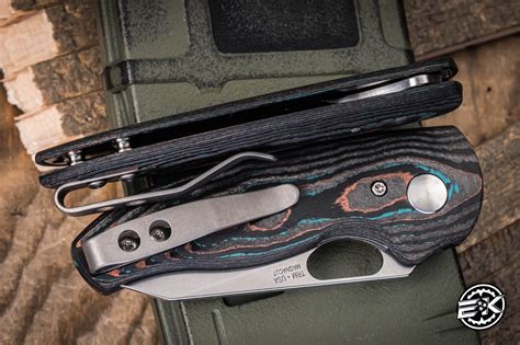 Three Rivers Manufacturing Trm Holier Nerd Folding Knife Shipwreck Camo Carbon 2 2 Magnacut