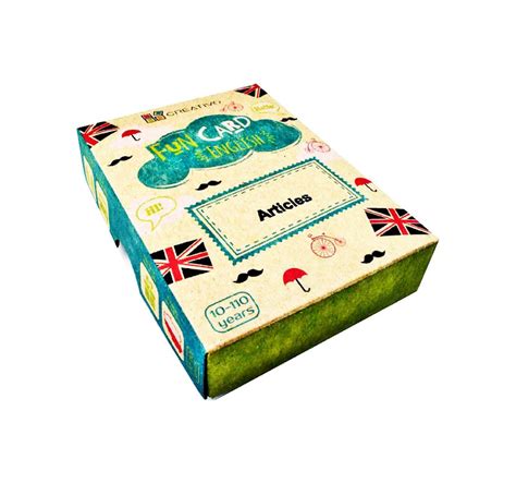 Creativo Zestaw Edukacyjny Fun Card English Articles Creativo