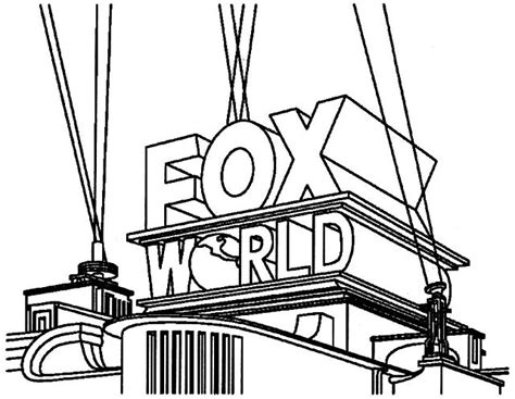 20th Century Fox Logo Coloring Pages [2025]