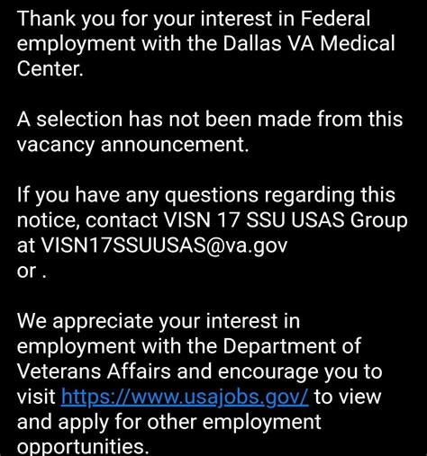 no selection need clarification r usajobs