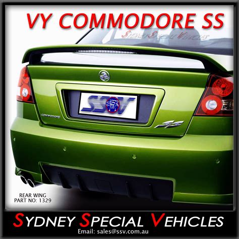 Rear Spoiler For Vy Commodore Sedan Vy Ss Style