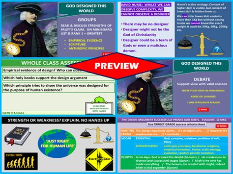 evaluate design argument teaching resources