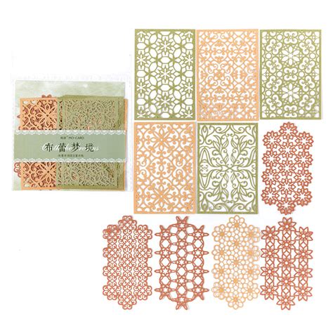Decorative Laser Cut Paper Scrapbook Sheets Paper Craft Techniques