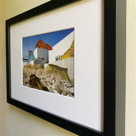 La Casa By Elizabeth Wright Ingraham Original Collage Art 12 5x9 Inches With Frame On Carousell