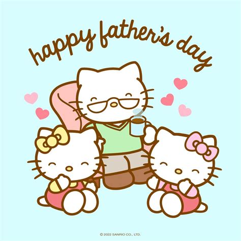 Hello Kitty On Twitter Happy Fathers Day Hello Kitty Happy Dad Day