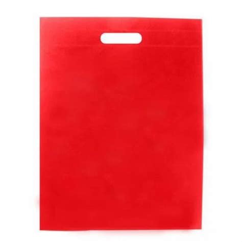Red Non Woven Bag D Cut At ₹ 120kg Non Woven D Cut Bag In