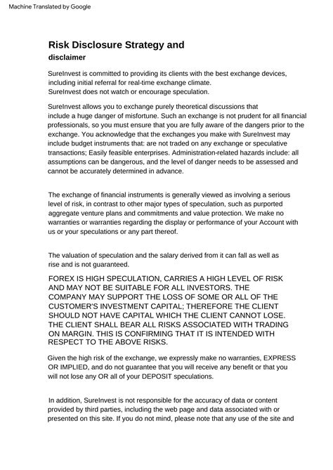 Riskdisclosure Pdf Docdroid