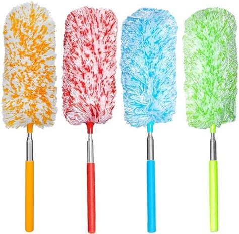 Light Weighted Handheld Microfiber Dust Cleaning Duster With Plastic