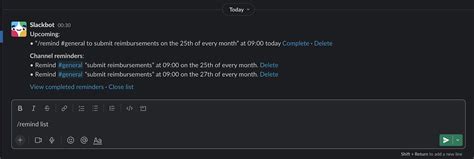 Slack Recurring Reminders When And How To Use Them Wrangle Blog