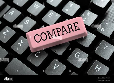 Handwriting Text Compare Business Concept Estimate Measure Note The Similarities