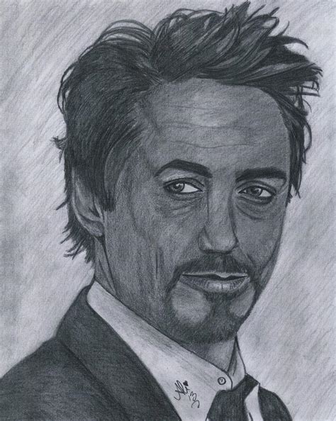 Robert Downey Jr Drawing By Bobby Dar Fine Art America
