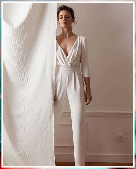 Wedding Wedding Jumpsuit The Bride Wedding Dress Suit