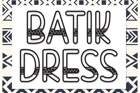 Batik Dress Font Free Download And Similar Fonts Fontget