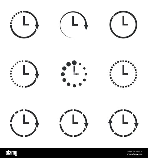 Hour Round The Clock Stock Vector Images Alamy