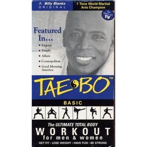 Billy Blanks Tae Bo Basic Vhs Arz Libnan