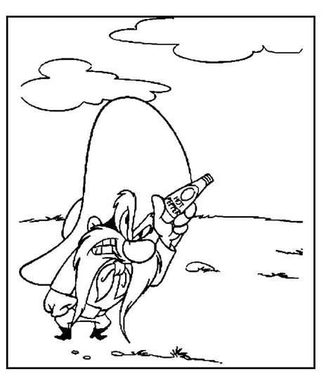 Yosemite Sam Aus Looney Tunes Ausmalbilder Kostenlos Herunterladen