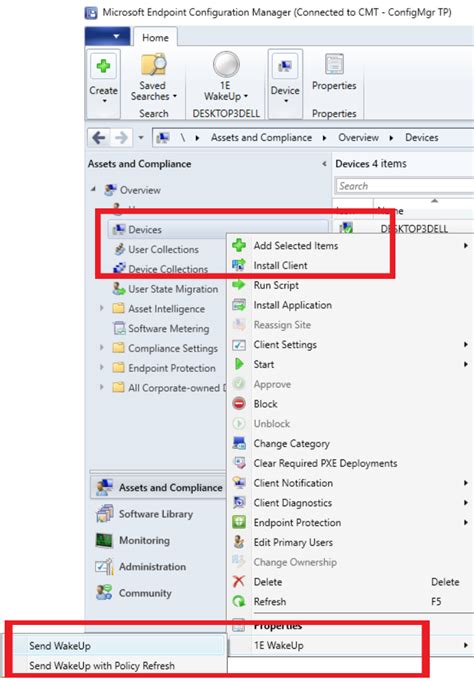 Using WakeUp With ConfigMgr