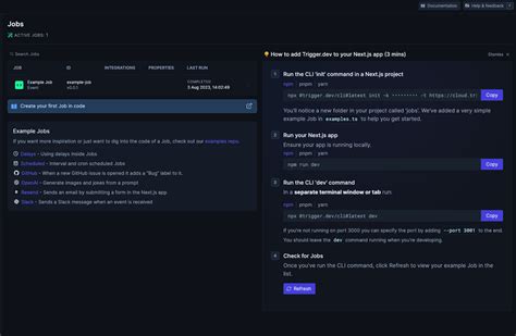 [tri 857] record the setup experience and provide feedback · issue 249 · triggerdotdev trigger
