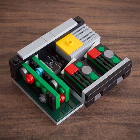 The Dos Edition Old School Desktop Computer Built With Lego Bricks