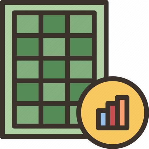 Spreadsheets Analysis Data Table Chart Icon Download On Iconfinder
