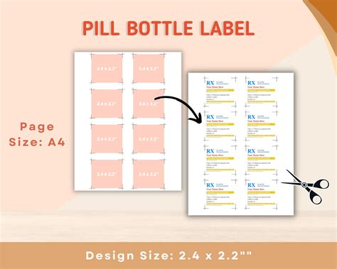 Pill Bottle Label Template