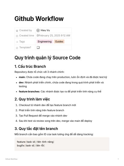 Github Workflow Pdf
