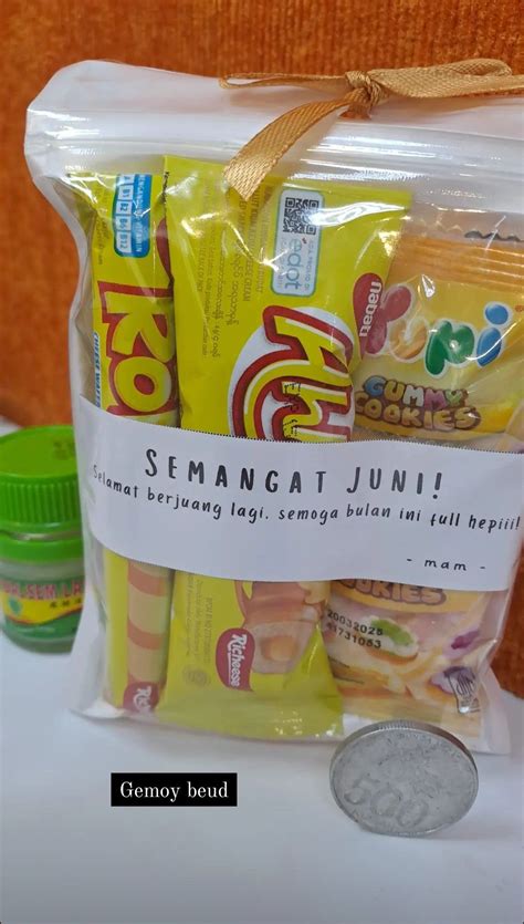 Kreasi Amplop Hadiah Buatan Tangan Snack Giveaway Ideas