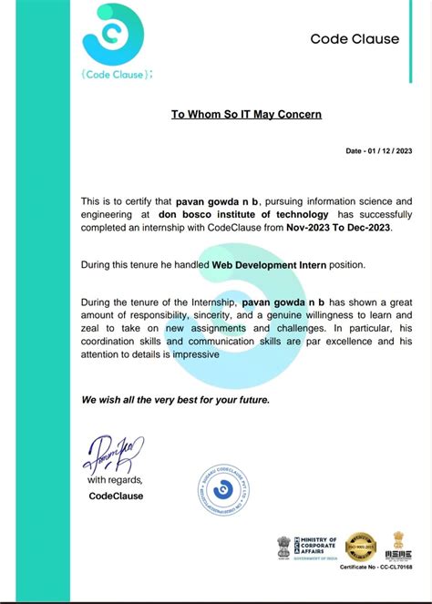 Pavan Gowda N B On Linkedin I Would Like To Express My Sincere Gratitude To The Entire