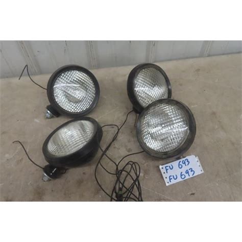 4 New Sealed Beam Headlights