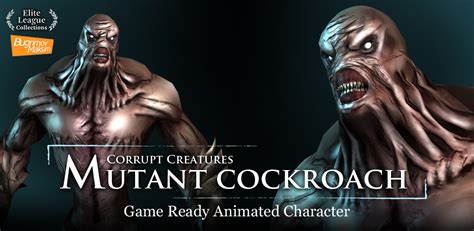 Mutant Cockroach Monster Icloneactor Reallusion Content Store