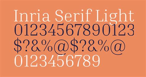 Inria Serif Light Free Font What Font Is