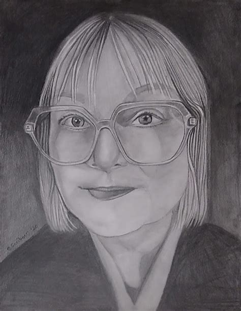 Self Portrait Cheryl Scribner Graphite 2021 Just Sharing Rdrawing