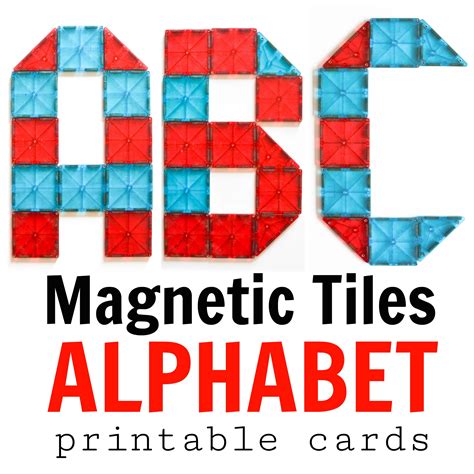 Magna Tiles Alphabet Cards Adventure In A Box